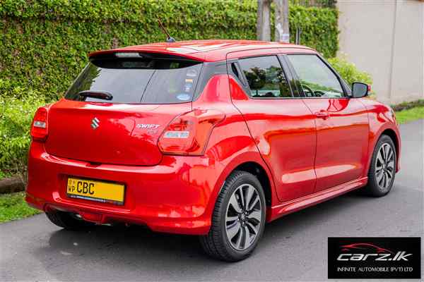 SUZUKI SWIFT RS TURBO 2018 SAFETY RED FOR SALE - Carz.lk