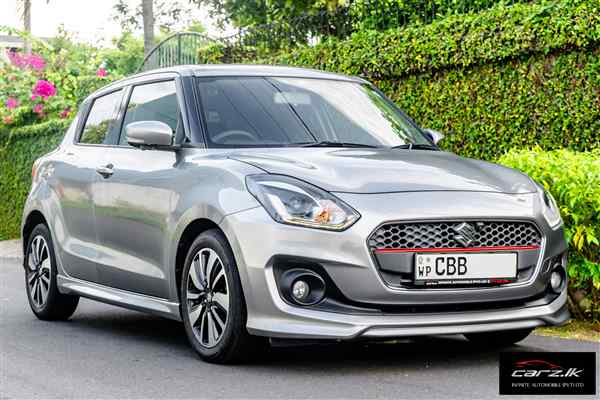 SUZUKI SWIFT RS TURBO 2017 SILVER FOR SALE - Carz.lk